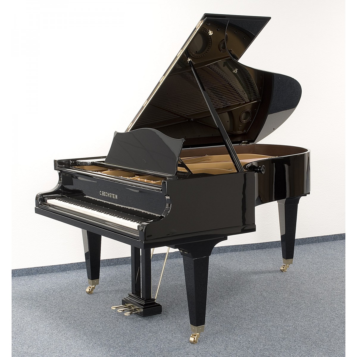 C. Bechstein Flügel, B 203 cm, BECHSTEIN gebraucht, 5 J. Garantie, Video