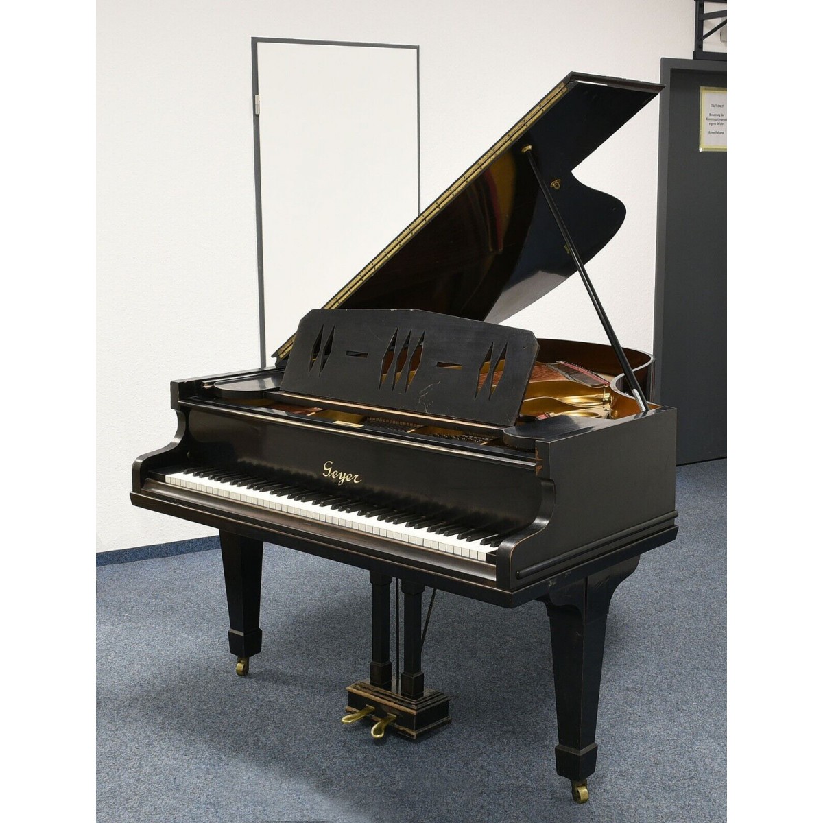 Geyer Flügel gebraucht, schwarz, 1920er Jahre - Musikinstrumente und ...