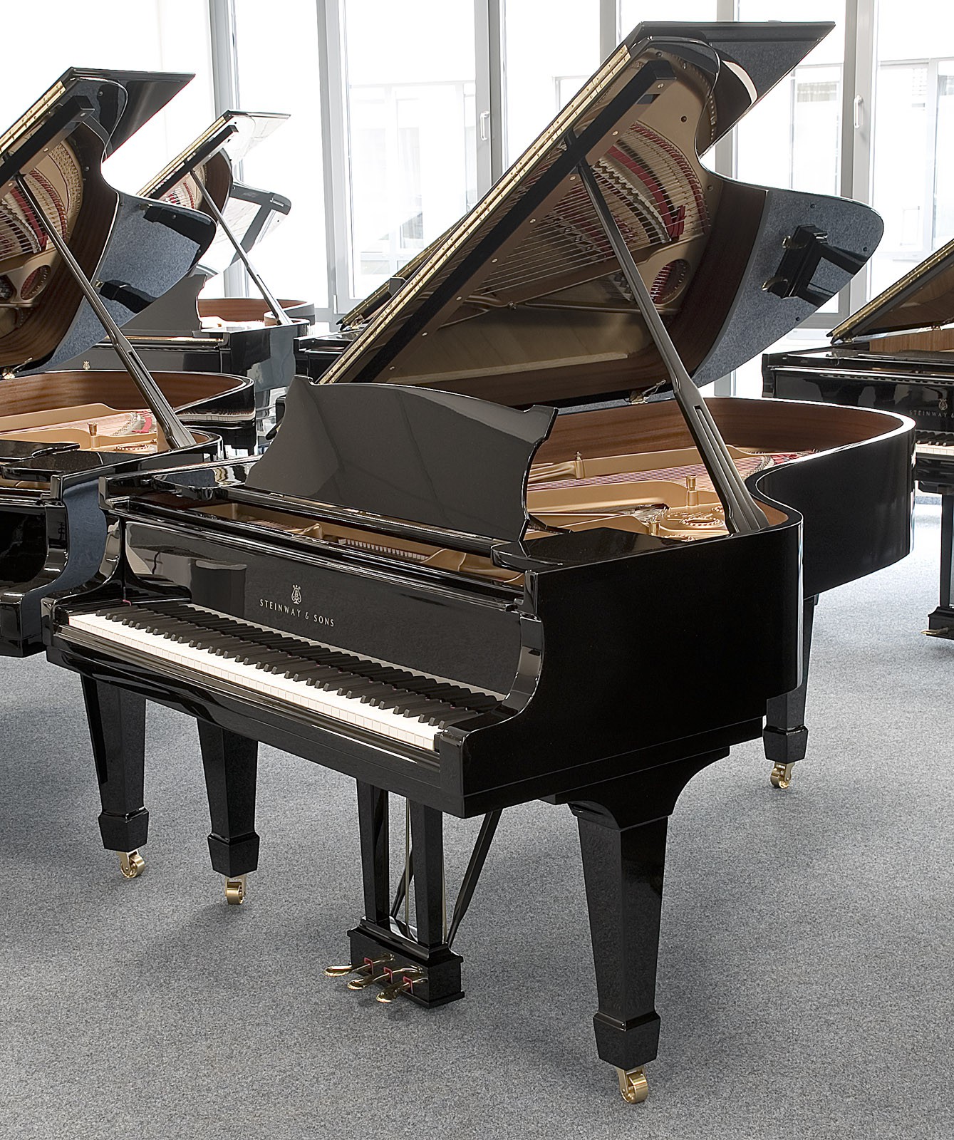Steinway & Sons Flügel B-211 gebraucht, Bj. 1912 - Musikinstrumente und Musikzubehör