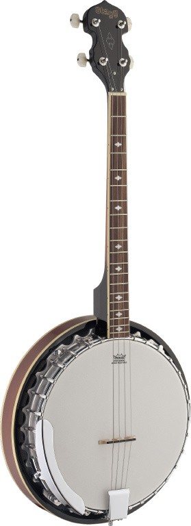 Stagg BJM30 4DL 4-saiten Bluegrass Deluxe Banjo m. Metall-Kessel ...