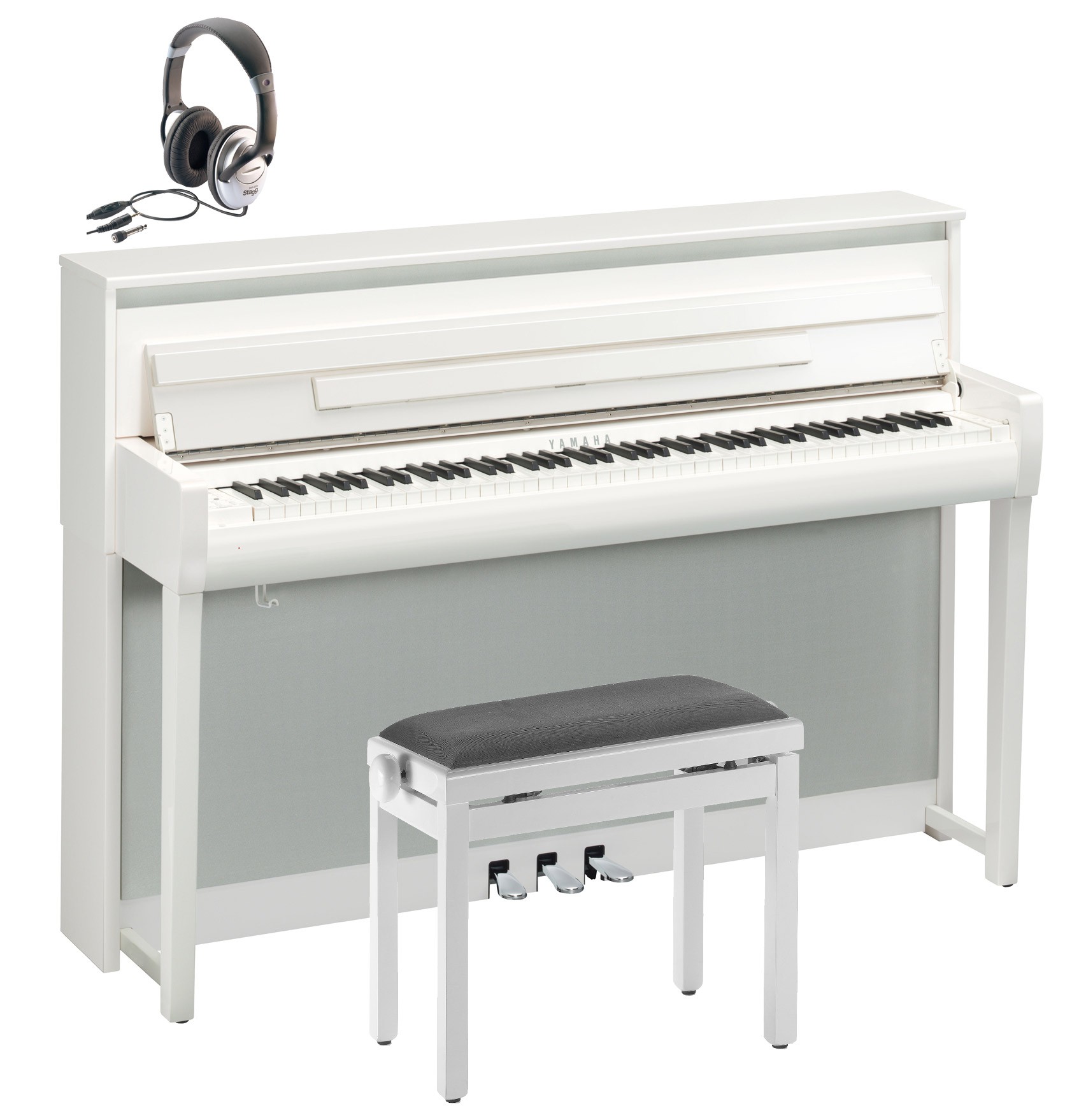 Yamaha CLP 685 PWH - Musikinstrumente und Musikzubehör