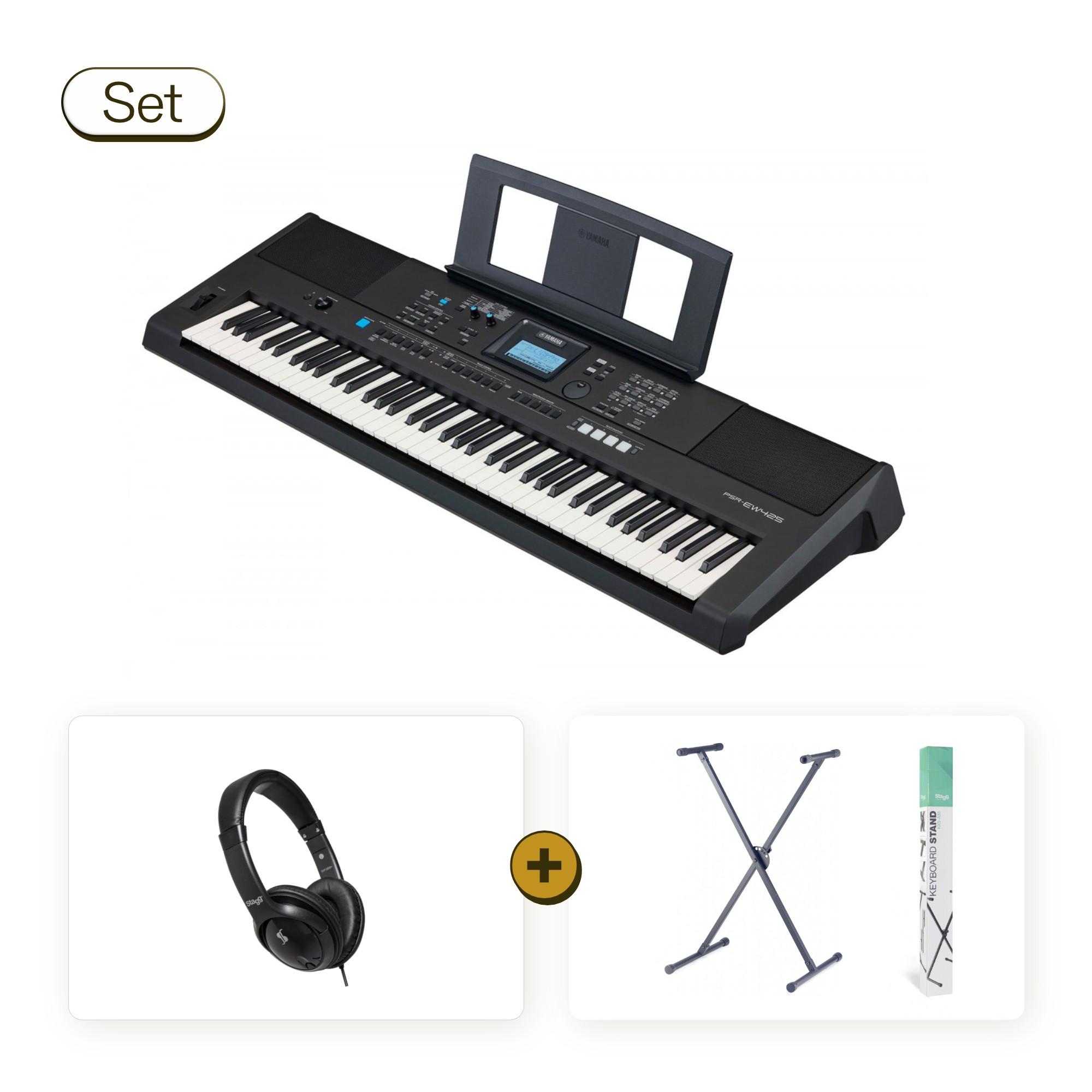 Yamaha PSR-EW425 im Set - Musikinstrumente und Musikzubehör