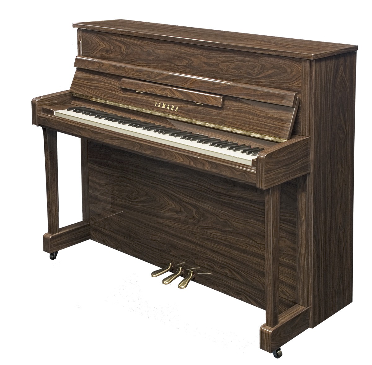 Yamaha B2 SG2 Silent Klavier nussbaumartig dunkel Hochglanz ...