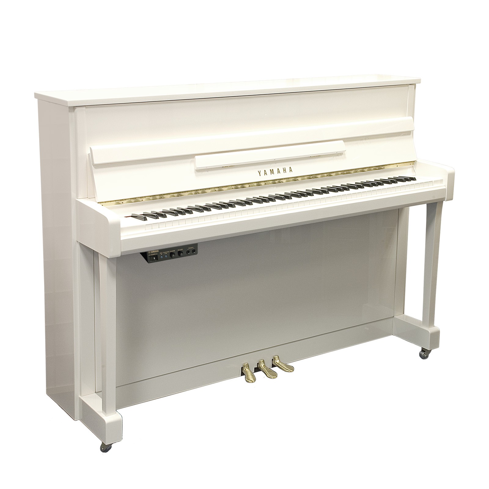 Yamaha B2 SG2 Silent Klavier weiß Hochglanz - Musikinstrumente und ...